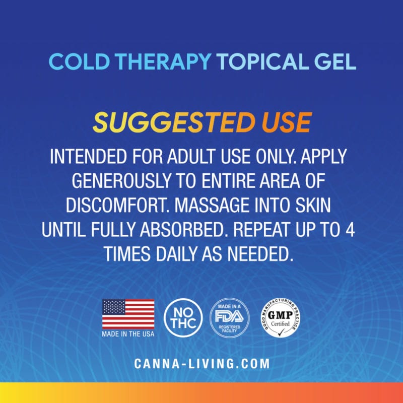 1000mg Canna Freeze Hemp Cold Therapy Topical Gel • Pain Relief • 2oz
